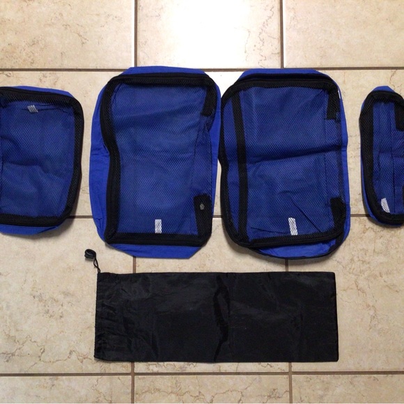 Storage & Organization | Blue Packing Cubes Set | Poshmark